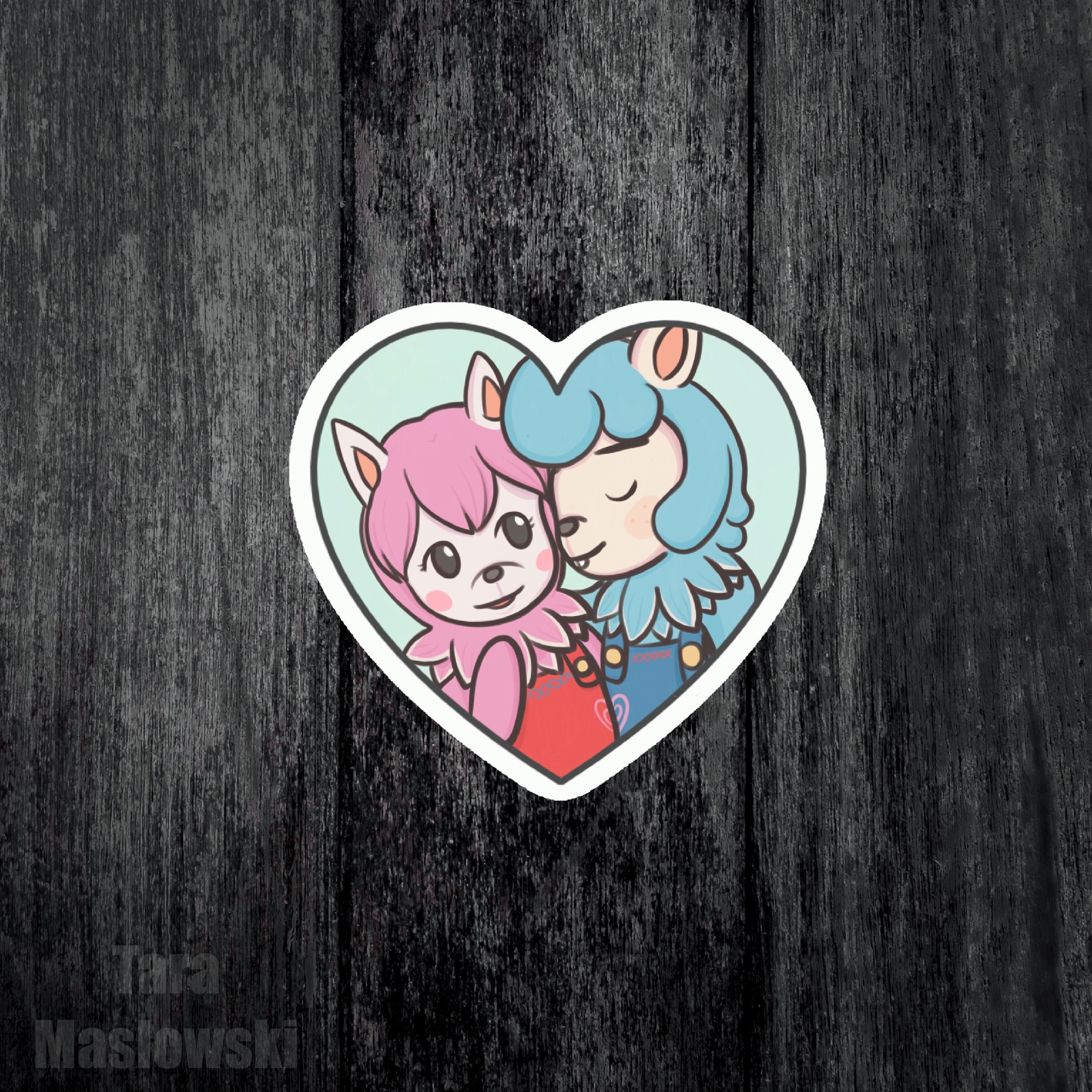 Reese and Cyrus Fan Art AC Sticker C - Etsy