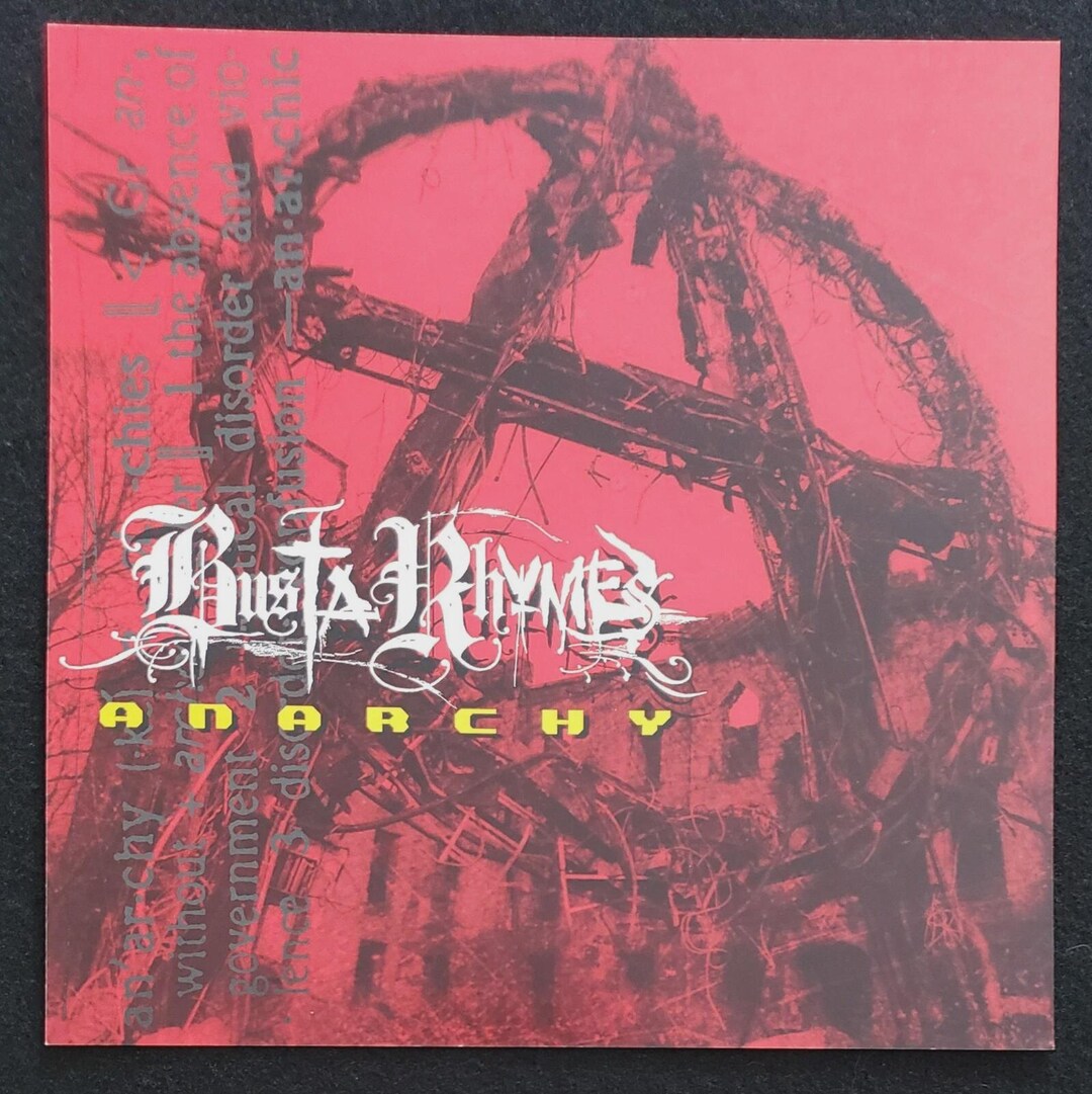 Busta Rhymes Original Anarchy Promo Flat 2001 - Etsy