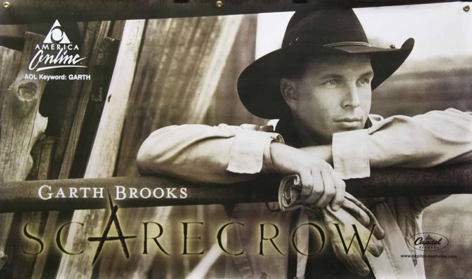 GARTH BROOKS Original Scarecrow Album Promo Poster From 2001 - Etsy