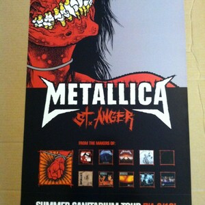METALLICA ORIGINAL St.anger Promo Poster - Etsy