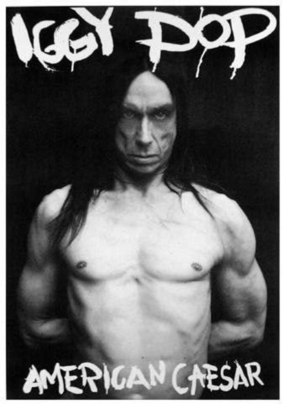 IGGY POP American Caesar Poster | Etsy