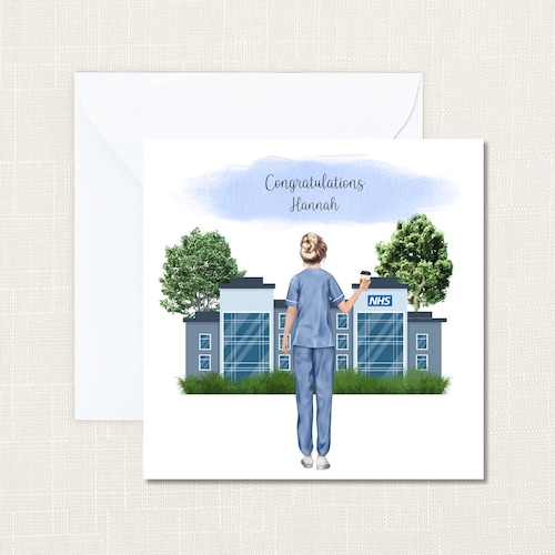 Personalised Congratulations Nurse Card New Job Nurse Card - Etsy