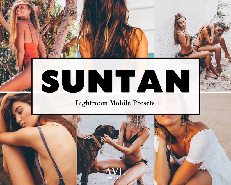 Mobile Lightroom Preset 12 SUNTAN Blogger Mobile Presets | Etsy