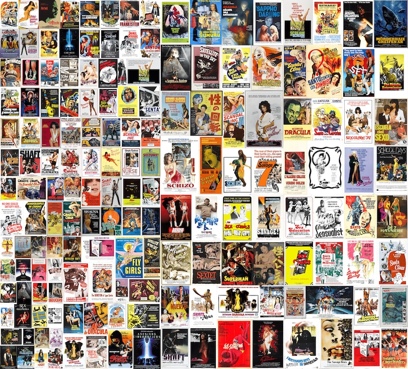 5500+ Vintage Retro DIGITAL Movie Poster Collection - JPG Format, Rocky ...