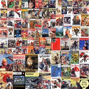 220 X Vintage Pulp Magazine USA Older Back Issues - PDF Digital ...
