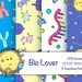 Biology Science Clipart Science Digital Paper Back to School Pattern ...