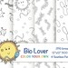 Science Coloring Sheets Education Paper Science Digital Paper Biology ...