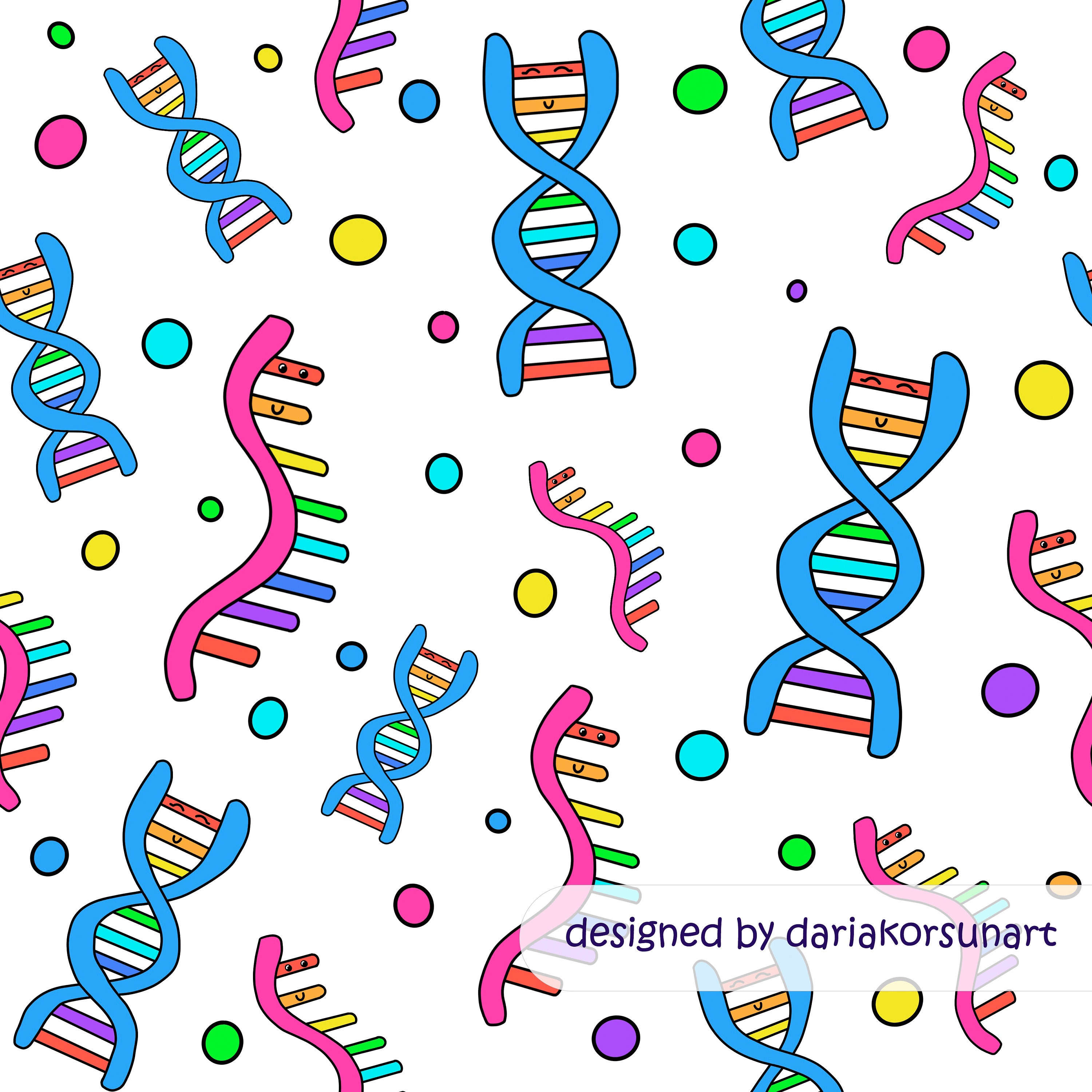 Biology Science Clipart Science Digital Paper Back to School Pattern ...