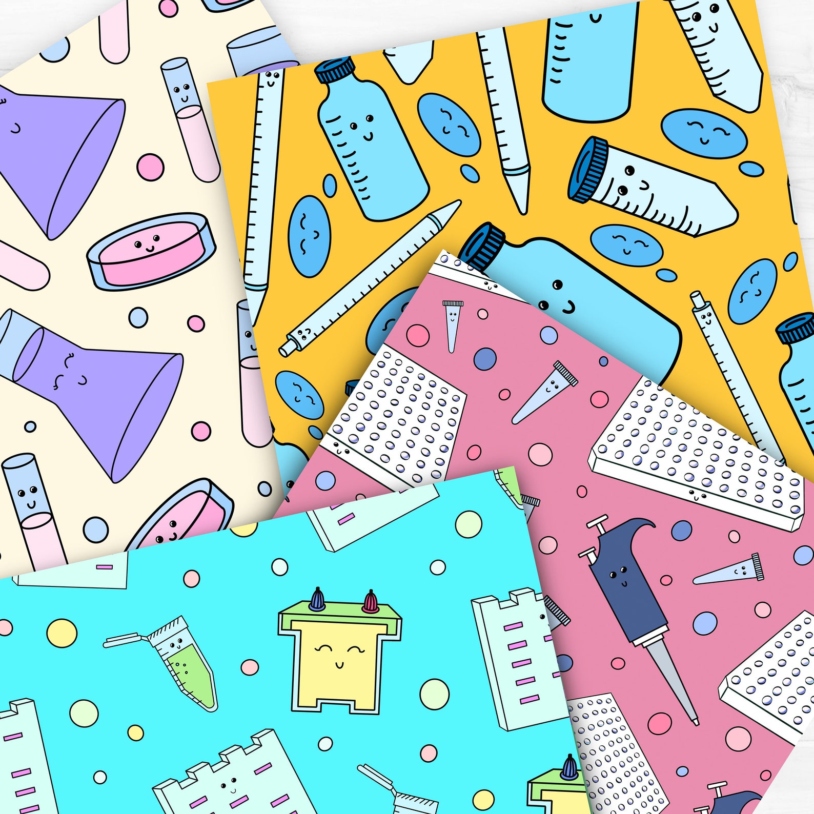 Lab Hero Biology Science Digital Paper in the Lab Science Background ...