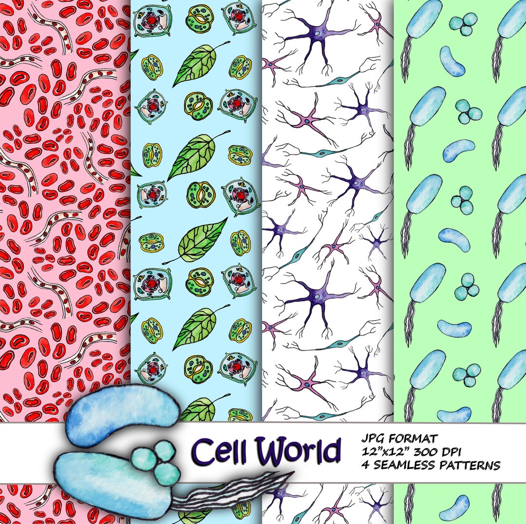 Cell World Biology Pattern Design Science Background Science Art ...