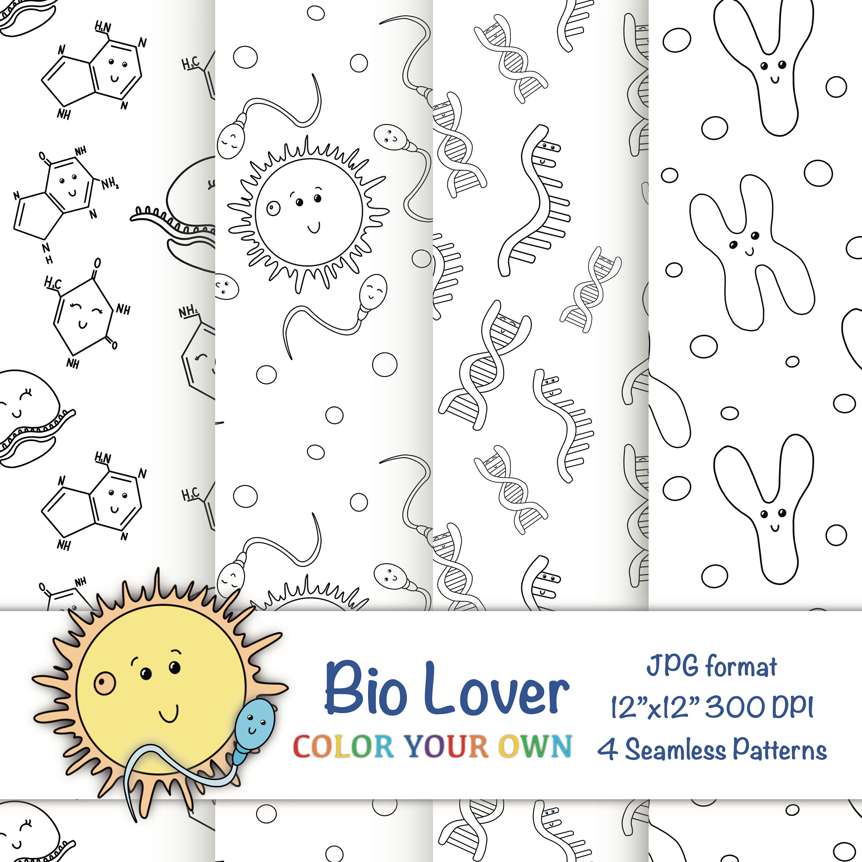 Biology Coloring Page