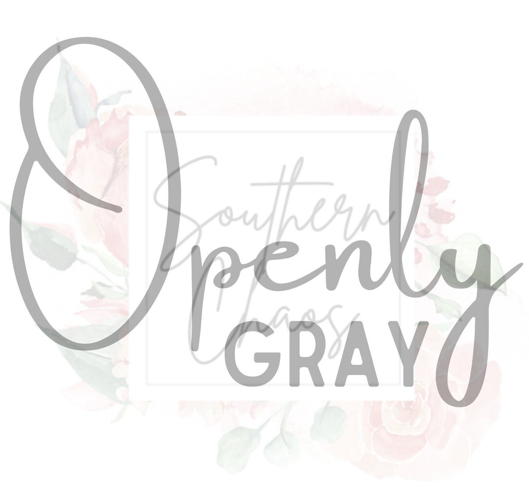 Openly Gray PNG - Etsy