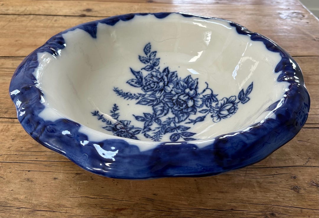 Antique Ironstone Washing Basin/ Bowl - Etsy