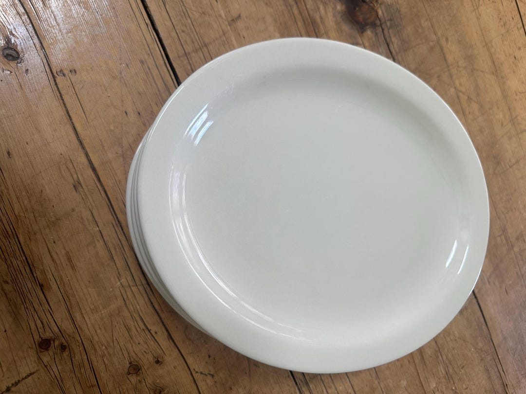 Vintage Buffalo China Plates (4) - Etsy
