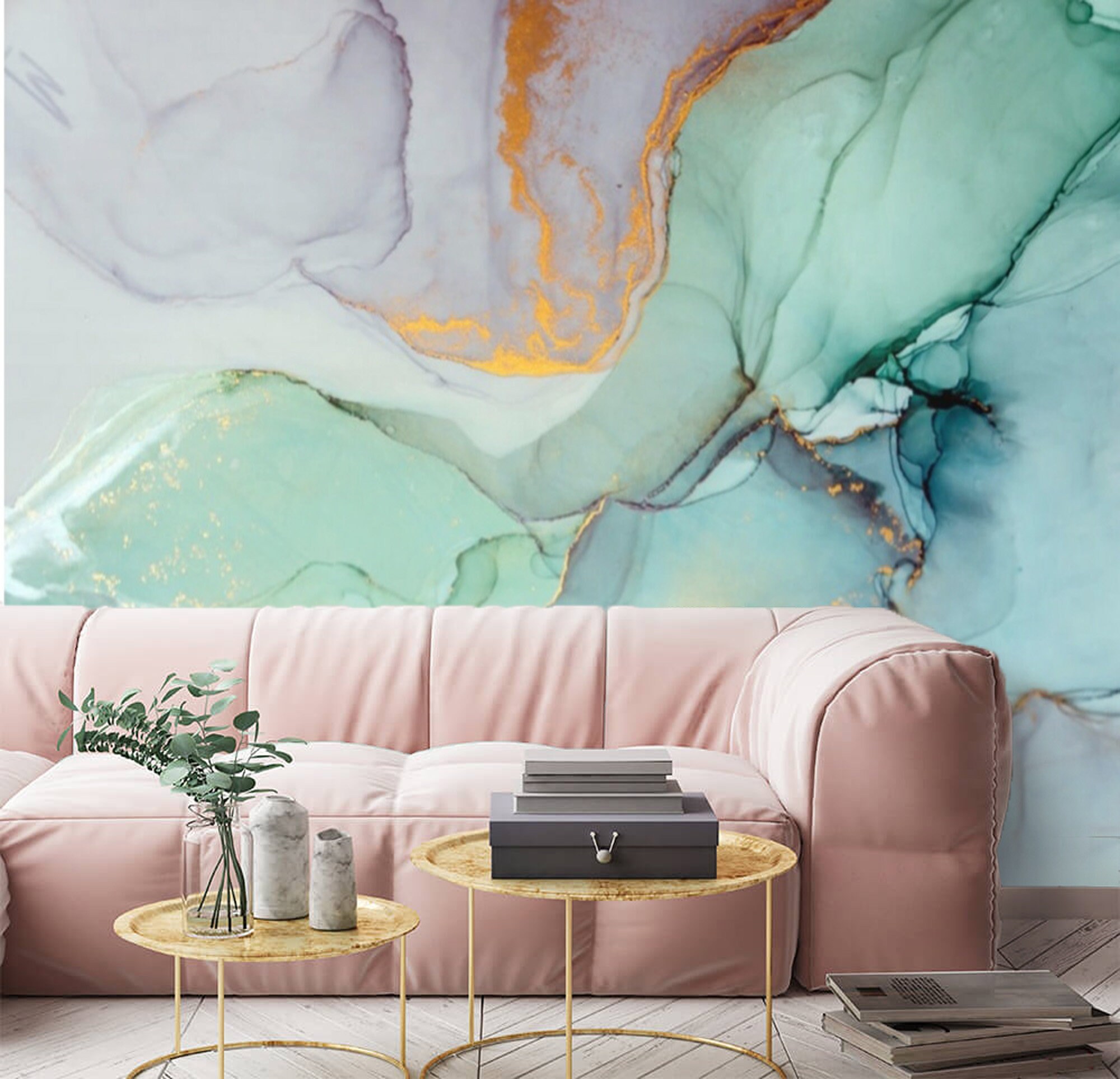 Removable Wallpaper Mural Peel and Stick Art Mural Abstract | Etsy