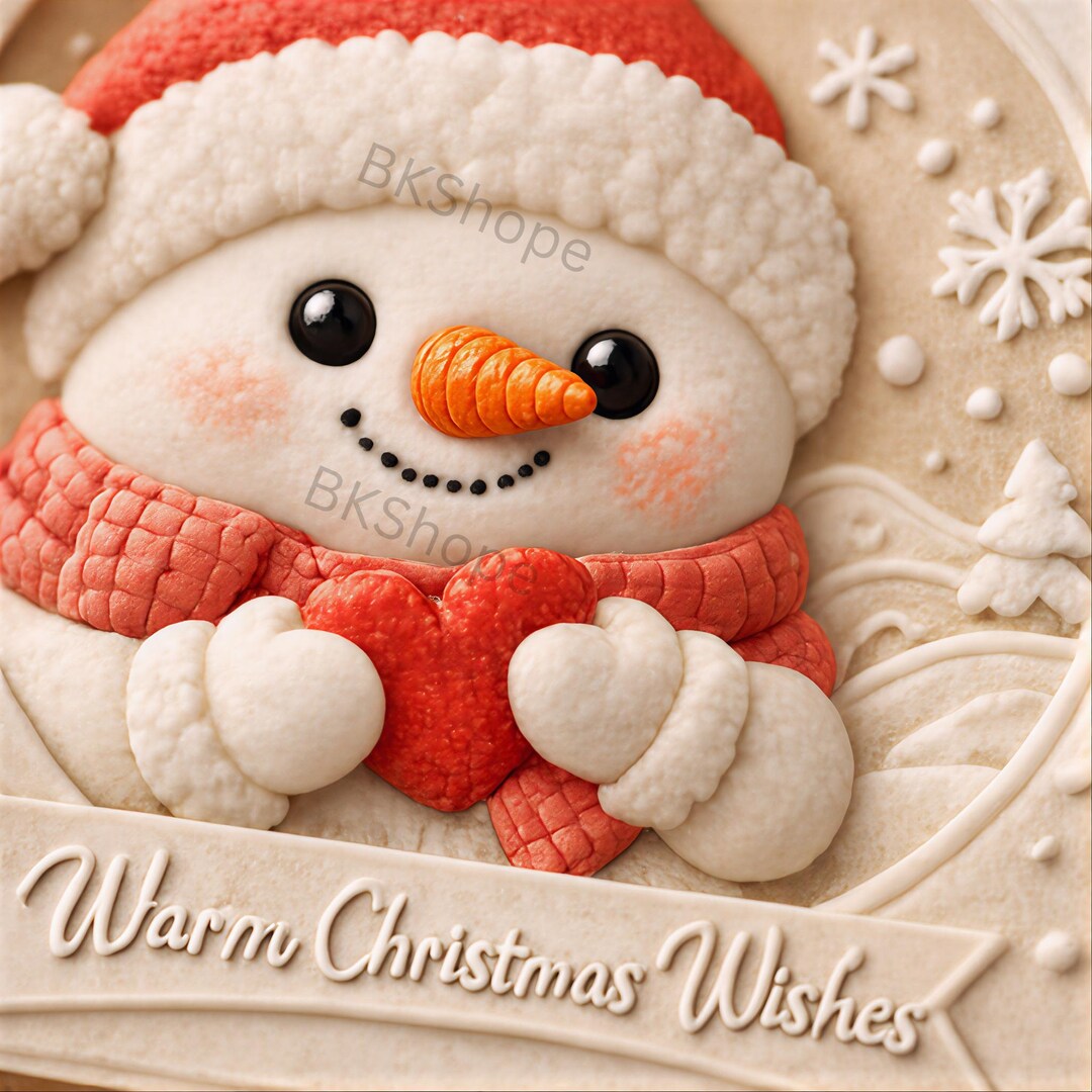 3D Snowman Christmas Card | Cute Snowman Papercraft | Layered Christmas ...