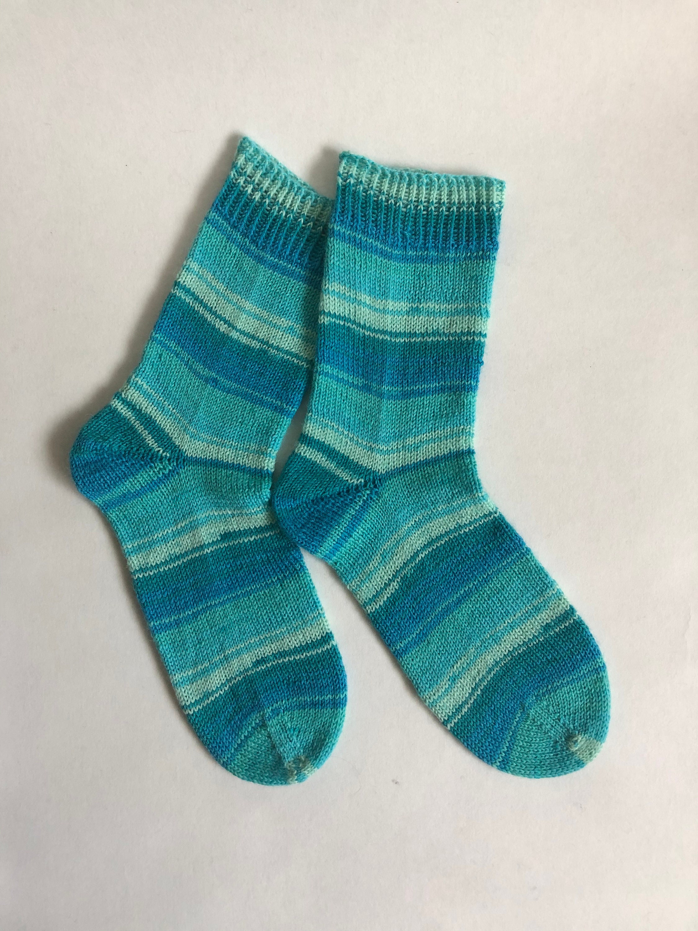 Hand Knitted Woolly Socks Size 5-6 - Etsy UK