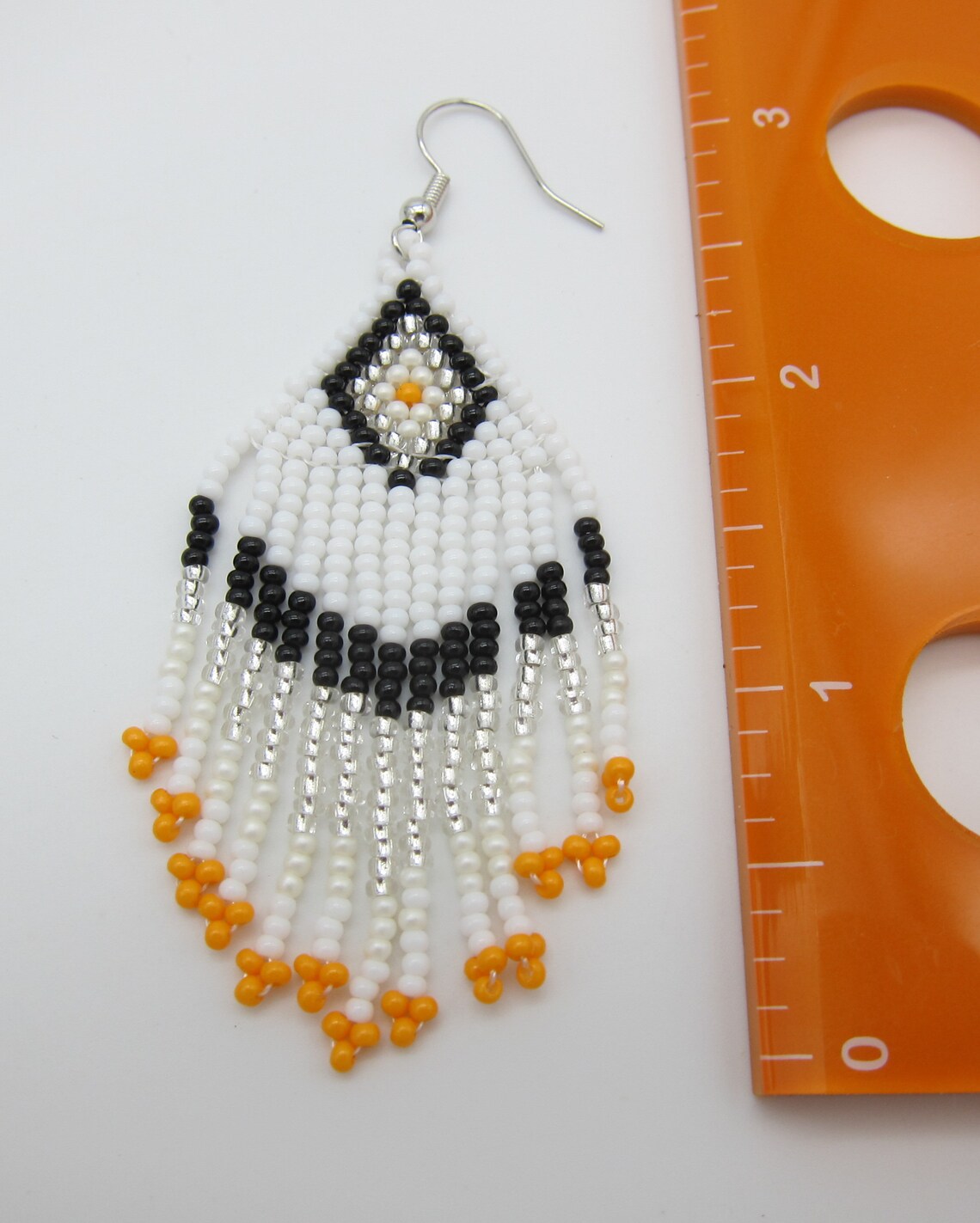 Native American Style Diamond With Brick Stitch Weave and - Etsy