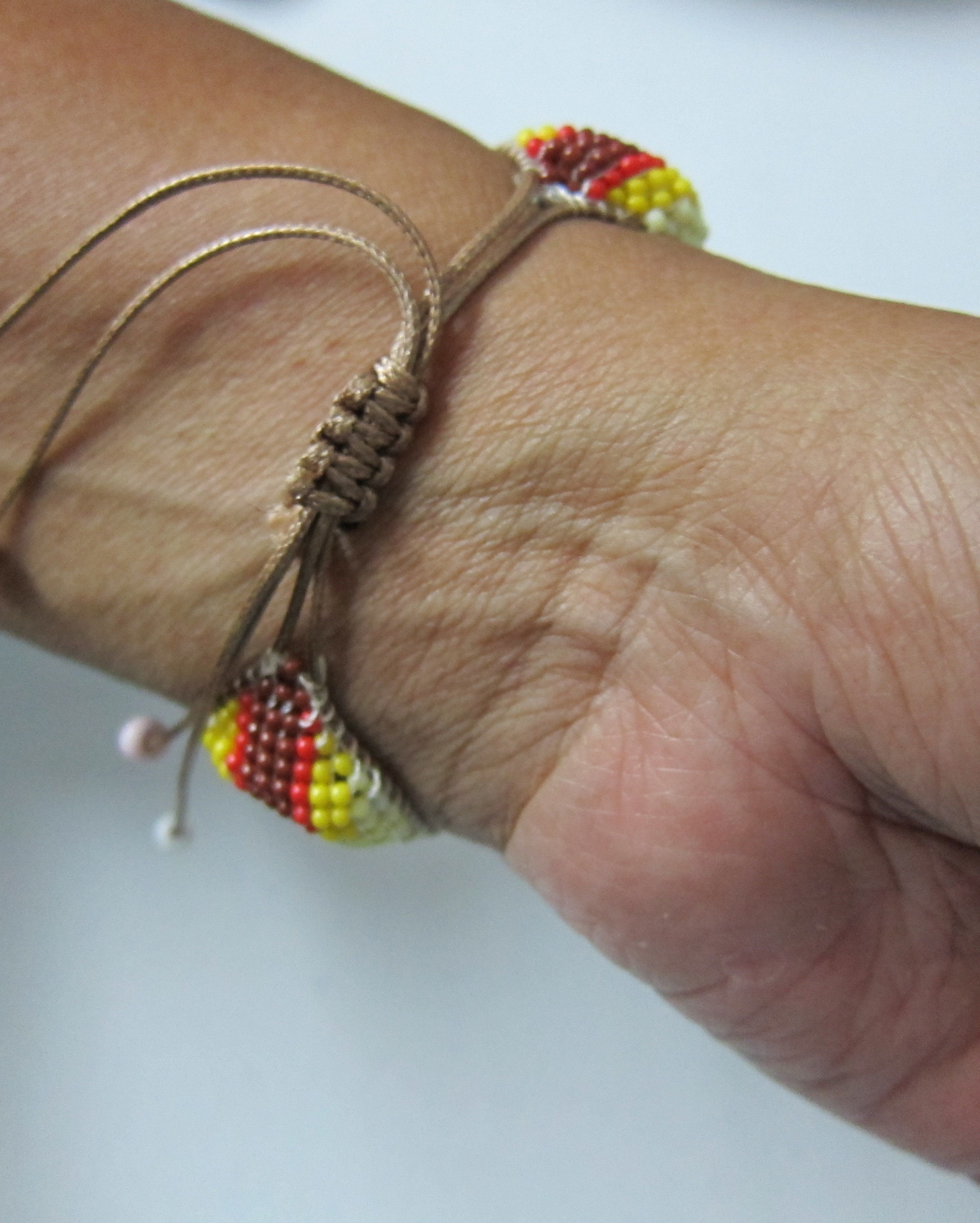 Handmade Native Style Adjustable Seed Bead Bracelet 11 Colors | Etsy