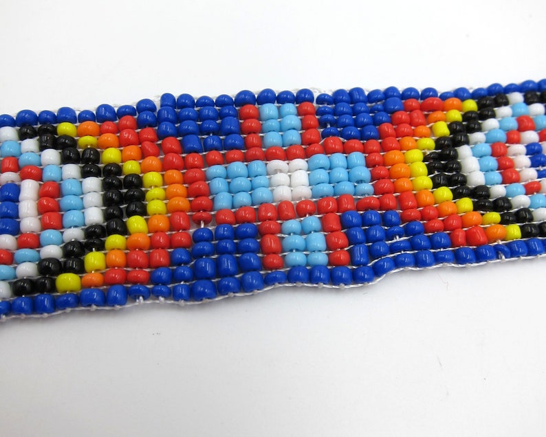 Traditional Native American Style Seed Bead Bracelet | Etsy