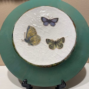 Unique Hand Made Decorative Plate. Can Be Hand Washed. Reverse ...