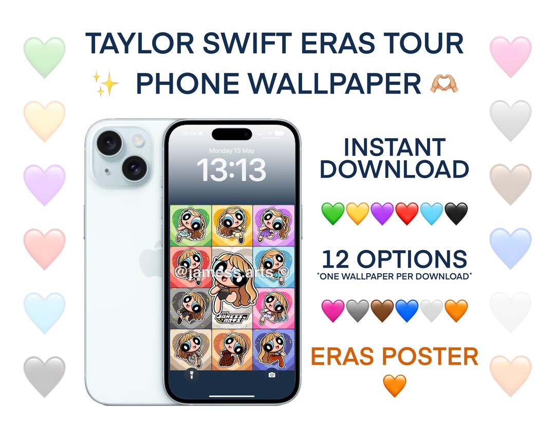 Eras Tour Poster Style Downloadable Wallpaper Taylor Swift Eras Tour - Etsy