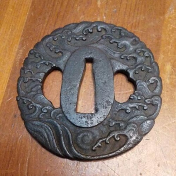 Antique Japanese Tsuba - Etsy