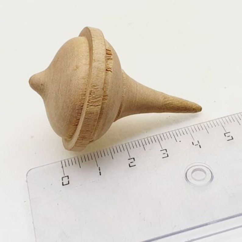 Vintage Inception Spinning Top Gyro Gyroscope Wood Toy 1970's 5cm - Etsy
