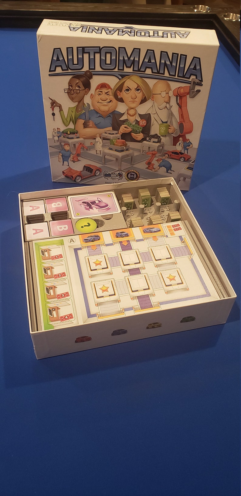 Automania Board Game Insert / Box Organizer / Trays With Individual ...