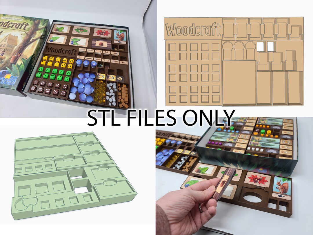 STL Files for Woodcraft Insert - Etsy