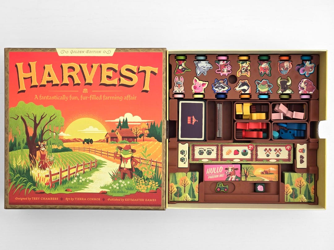 Harvest (& Expansions) Insert / Box Organizer With Individual Player ...