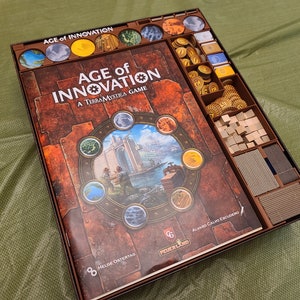 Age of Innovation Insert / Box Organizer (with Individual Player Trays) - Etsy