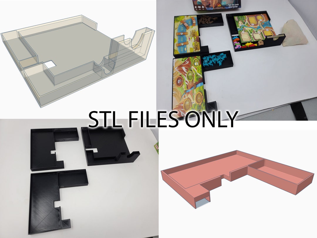 STL Files for Draftosaurus (& Expansions) Insert - Etsy