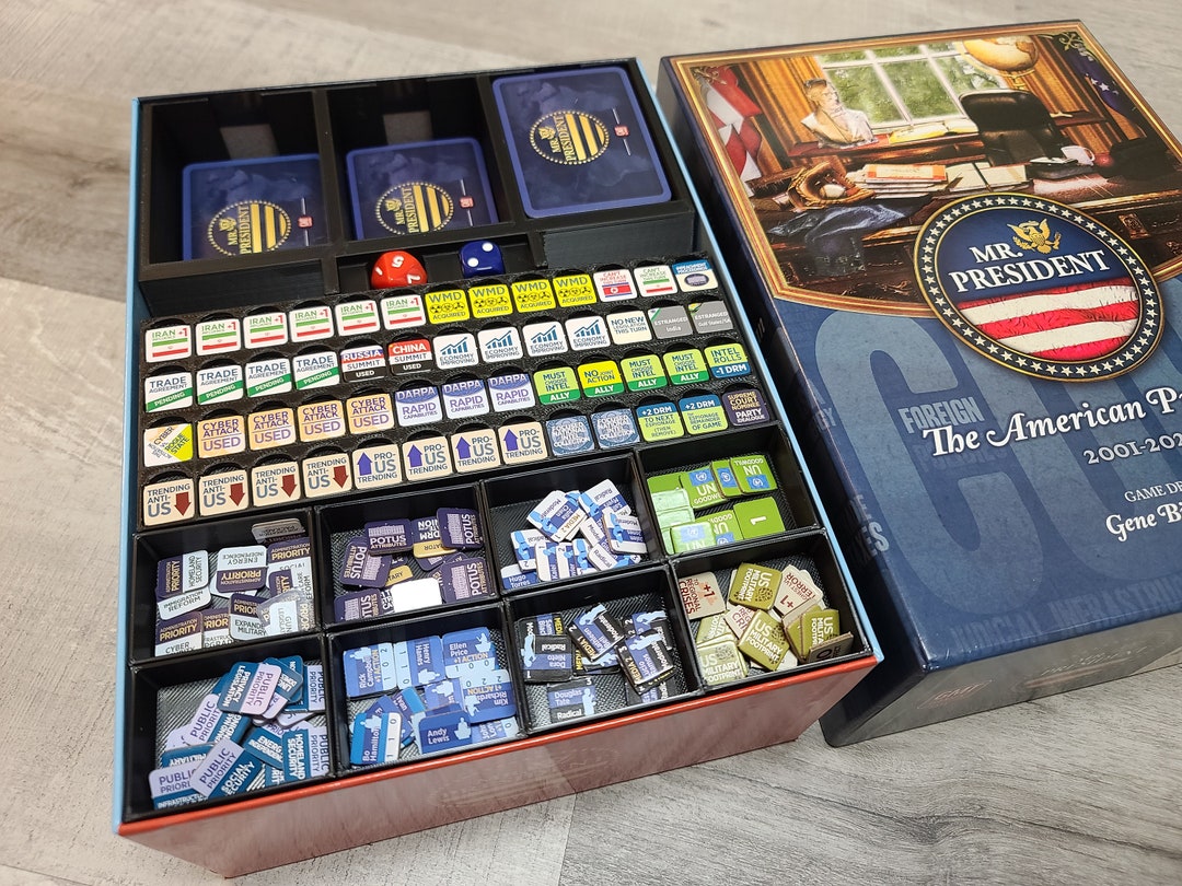 Mr. President the American Presidency Insert / Box Organizer - Etsy
