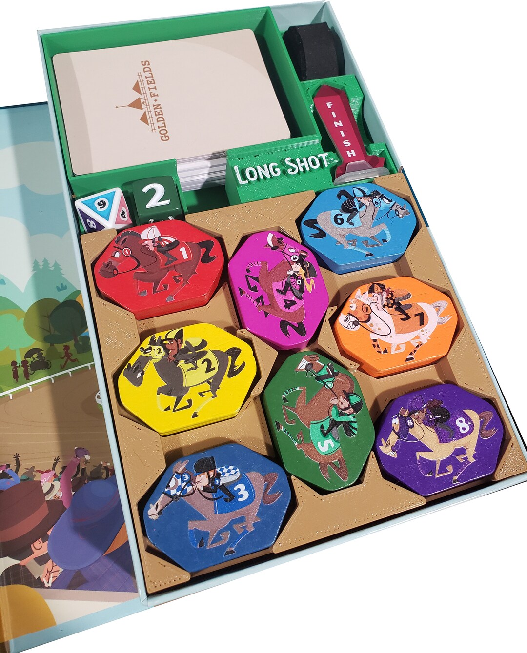 Long Shot: the Dice Game Insert / Box Organizer - Etsy