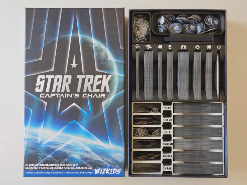 Star Trek: Captain's Chair Insert / Box Organizer - Etsy