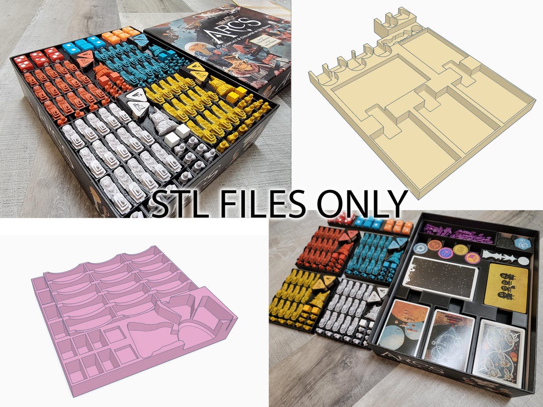 STL Files for Arcs Board Game Insert - Etsy