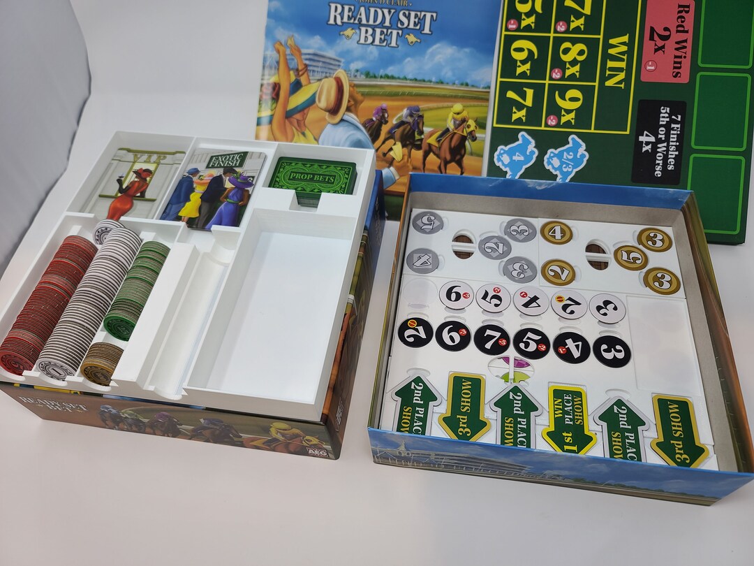 Ready Set Bet Board Game Insert / Box Organizer - Etsy