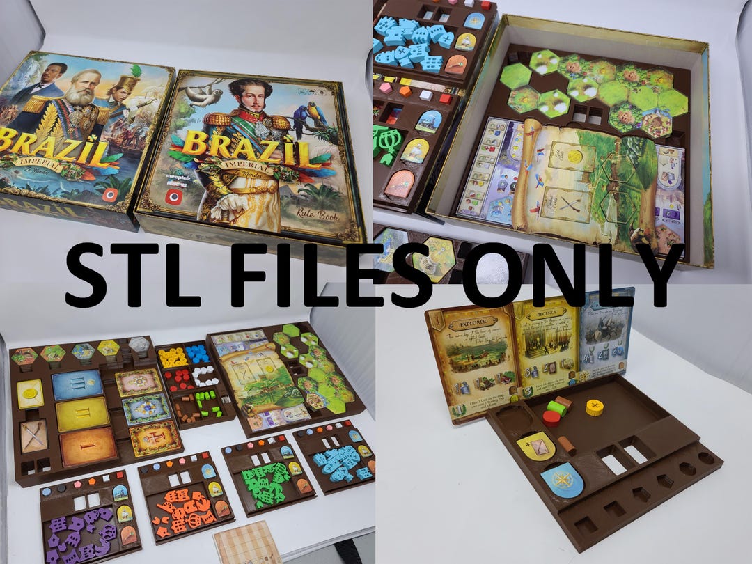 STL Files for Brazil Imperial Board Game Insert - Etsy
