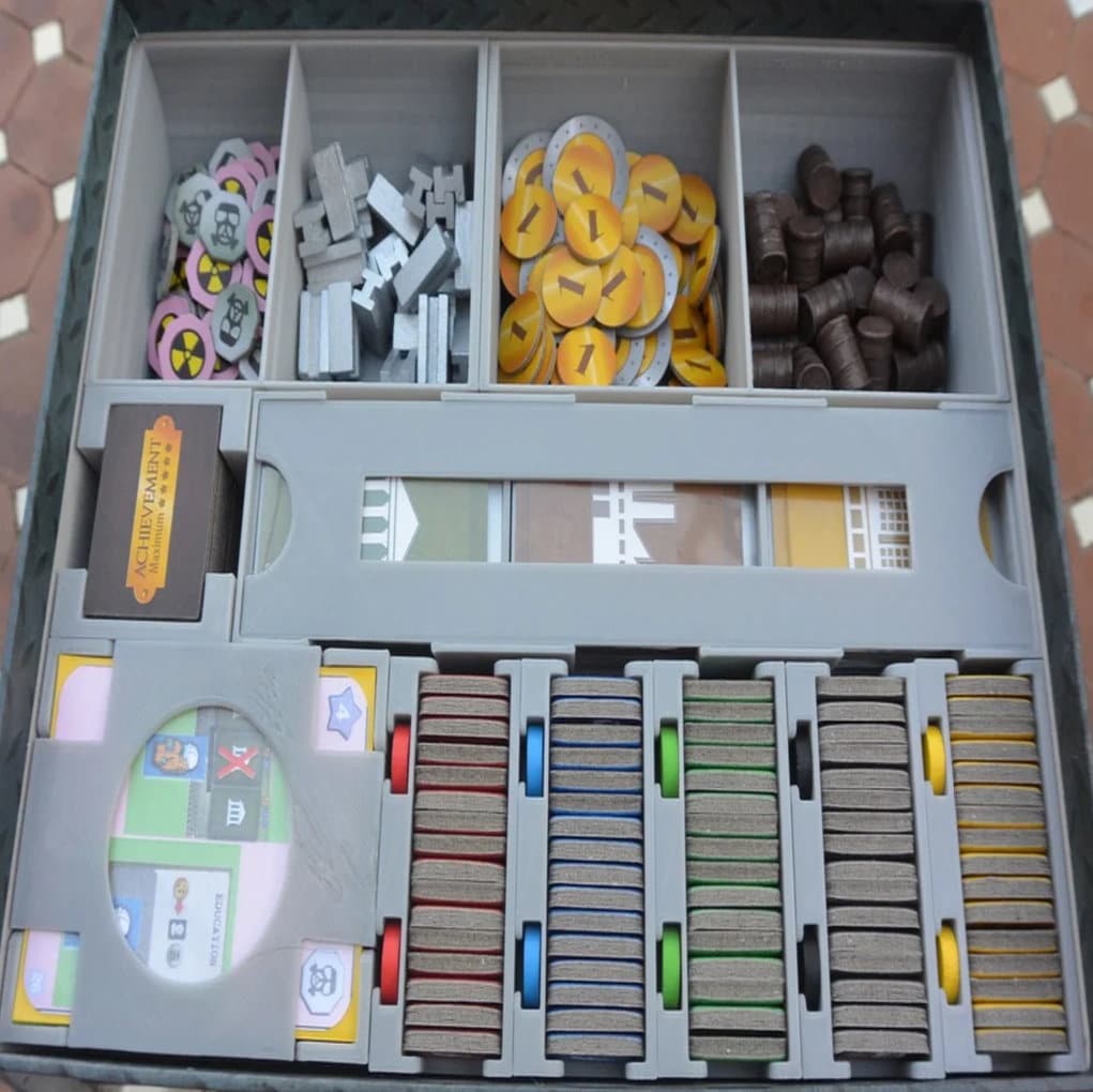 The Manhattan Project: Energy Empire Insert / Box Organizer With ...