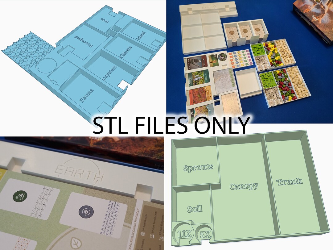 STL Files for Earth Insert - Etsy