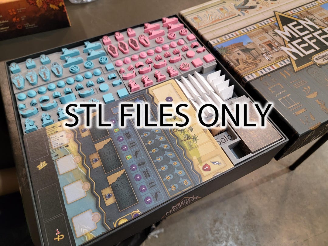 STL Files for Men Nefer Board Game Insert - Etsy