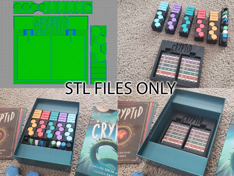 STL Files for Cryptid Insert - Etsy