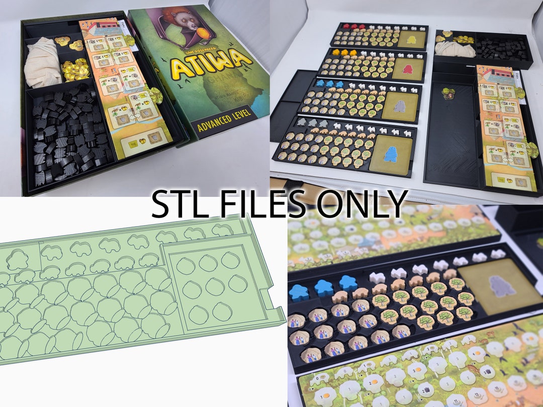 STL Files for Atiwa Board Game Insert - Etsy