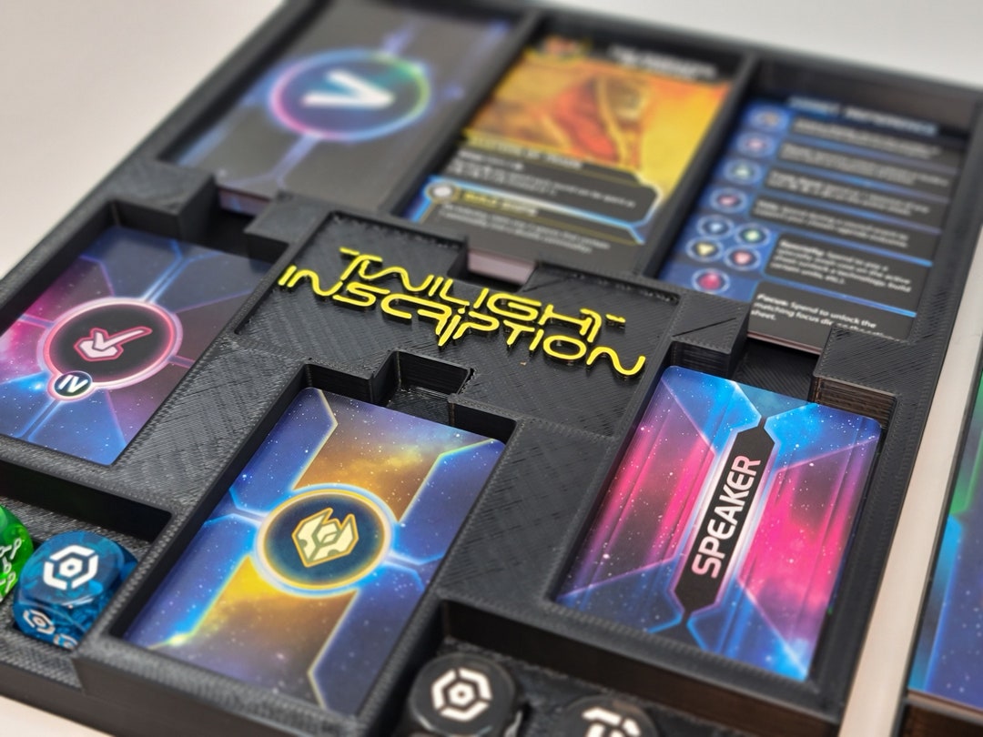 Twilight Inscription Insert / Box Organizer (supports Sleeved Cards ...