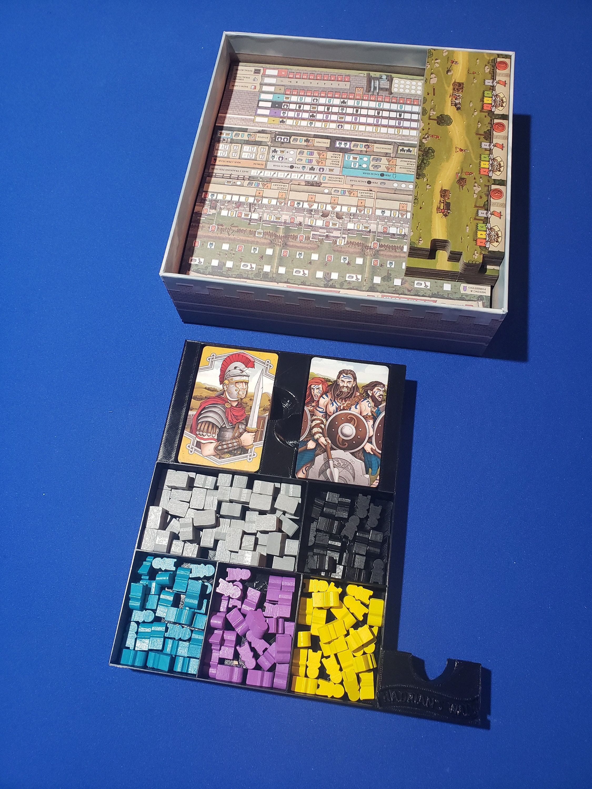 Hadrian's Wall Insert / Board Game Box Organizer - Etsy