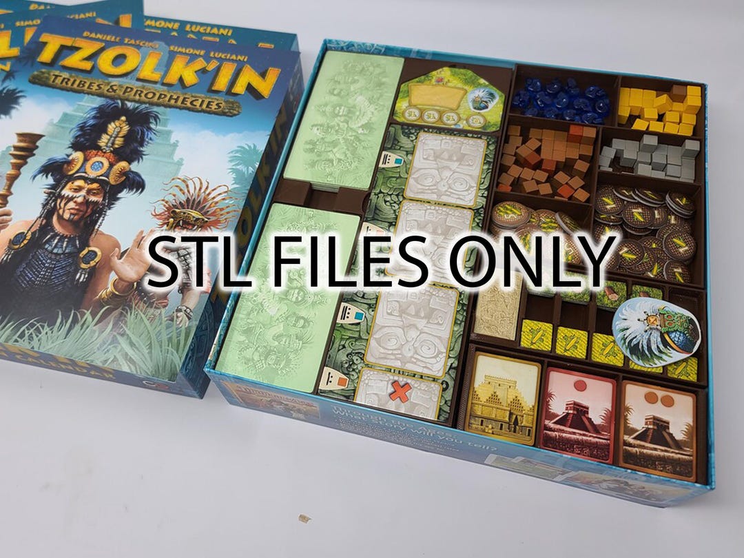 STL Files for Tzolk'in & Expansion Board Game Insert - Etsy