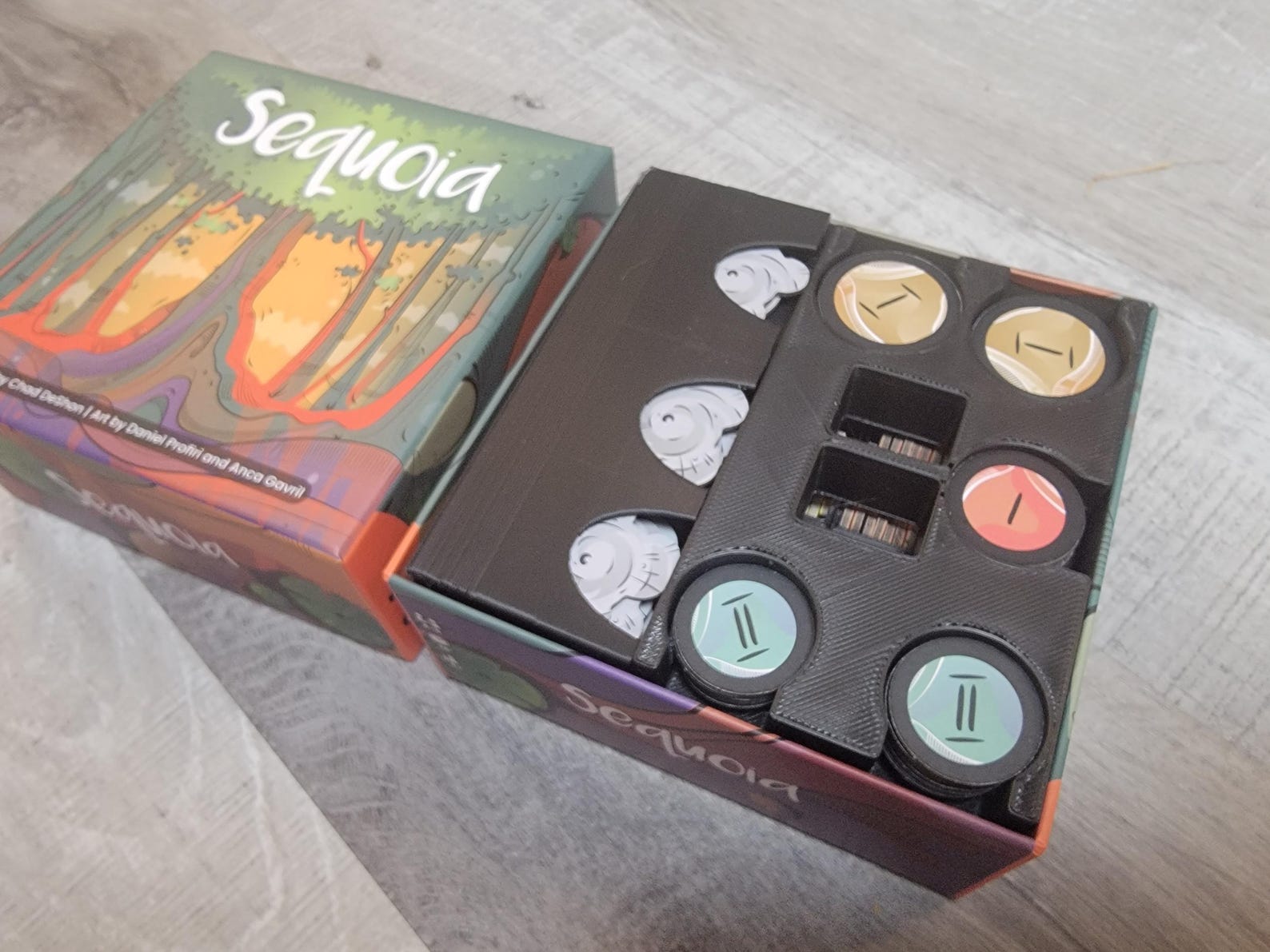 Sequoia (+expansion) Insert / Box Organizer With Individual Player ...