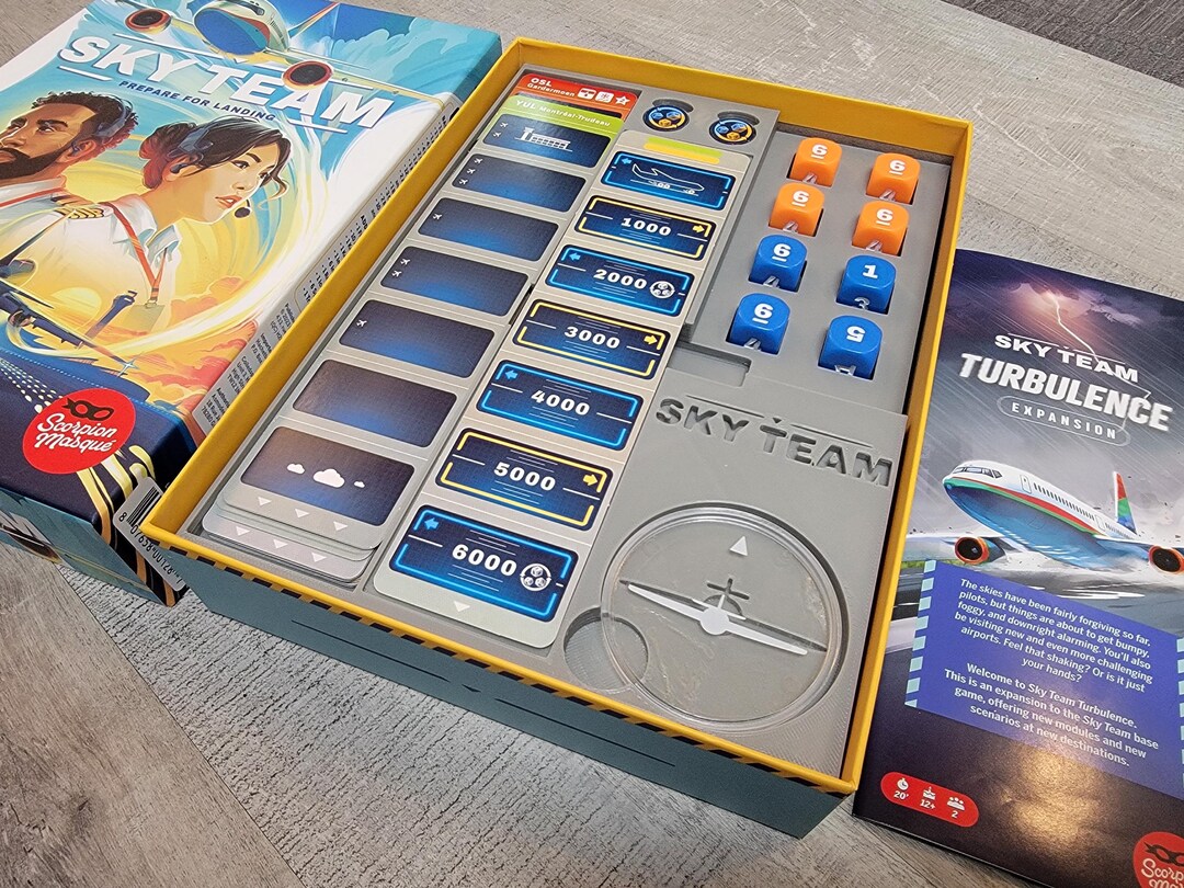 Sky Team (& Turbulence Expansion) Insert / Box Organizer - Divides ...