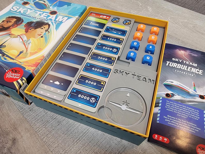Sky Team (& Turbulence Expansion) Insert / Box Organizer - Divides ...